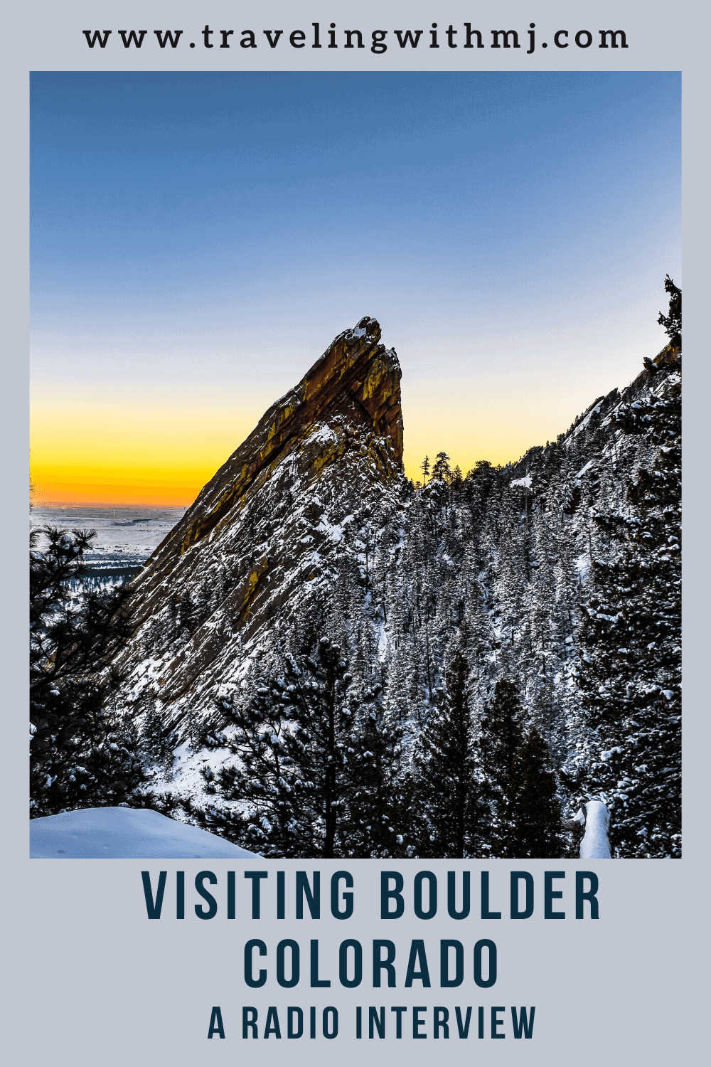 Visiting Boulder [Interview on Travel Planners Radio Show] - Traveling ...